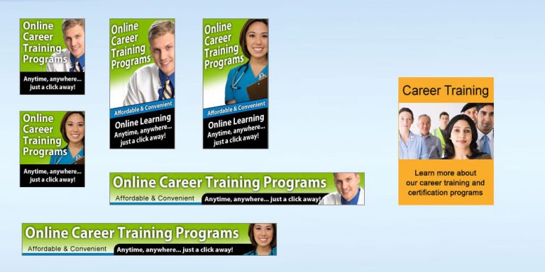 Advanced Career Training Healthcare Web Banners – Ed2Go Partner Site