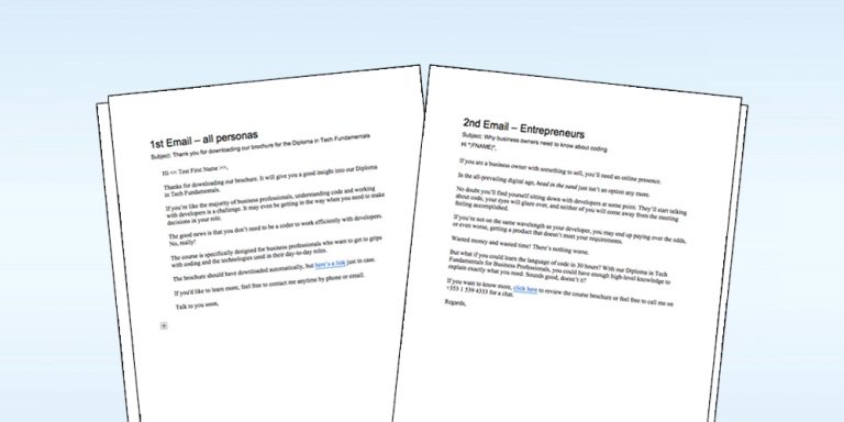 Text Email Templates – Ed2Go Partner Site